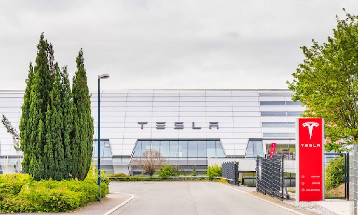 Tesla Factory Exterior